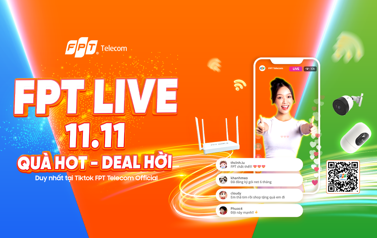 FPT Live 11.11 - Vào săn chớp deal, ra có đầy quà - FOXNEWS